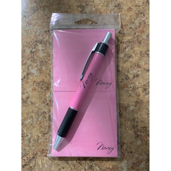 Stationery Creations | Office | Nancy Sticky Notes And Pen Stationery ...